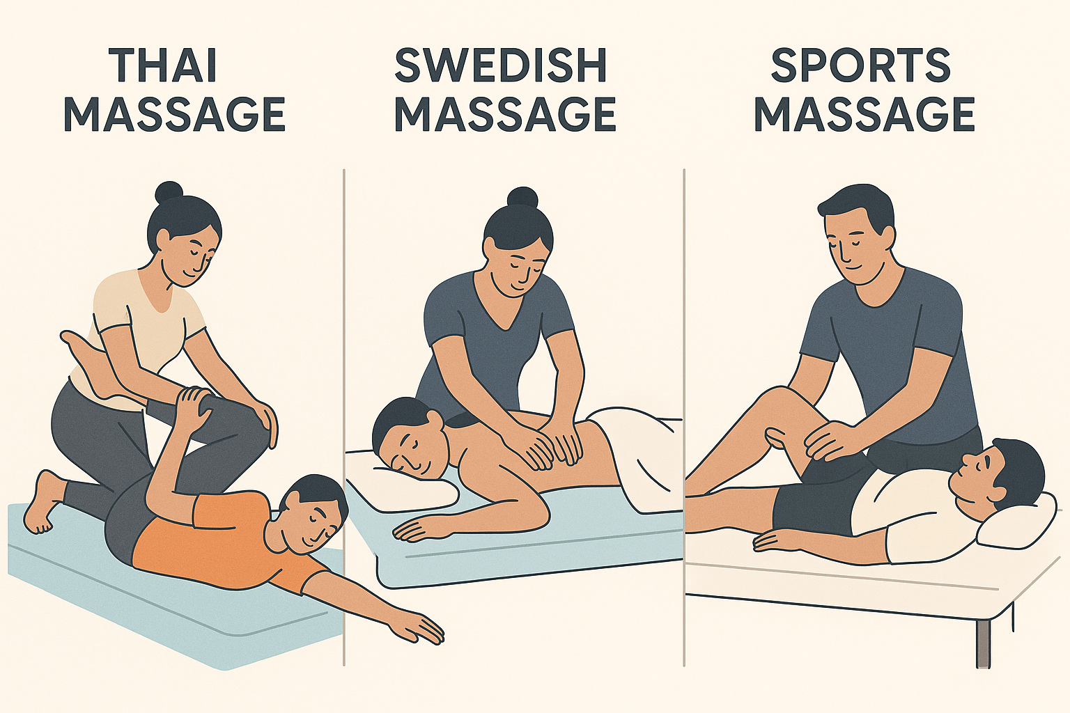 What is the difference with each massage? - Lavender Thai Therapy